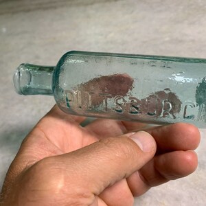 Antique Open Pontil Medicine Embossed Bottle R E Sellers Druggist ...