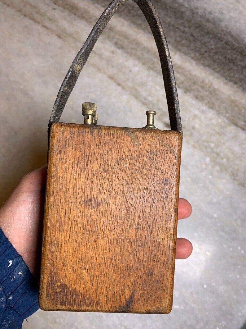 Rare Antique Oak Wood Wooden Western Electric Telephone Phone Line ...