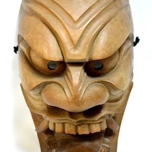 Master Craftsmanship! Japanese Wooden - Menburyu Mask - Furyu Parade ...