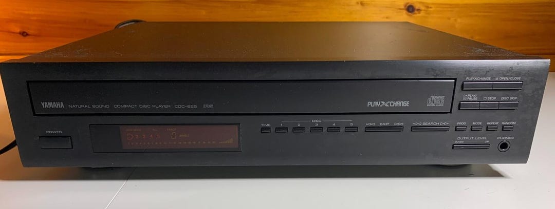 Vintage 1990s 90s Made in Japan Yamaha Cdc-625 Cd Compact Disc Player 5 ...