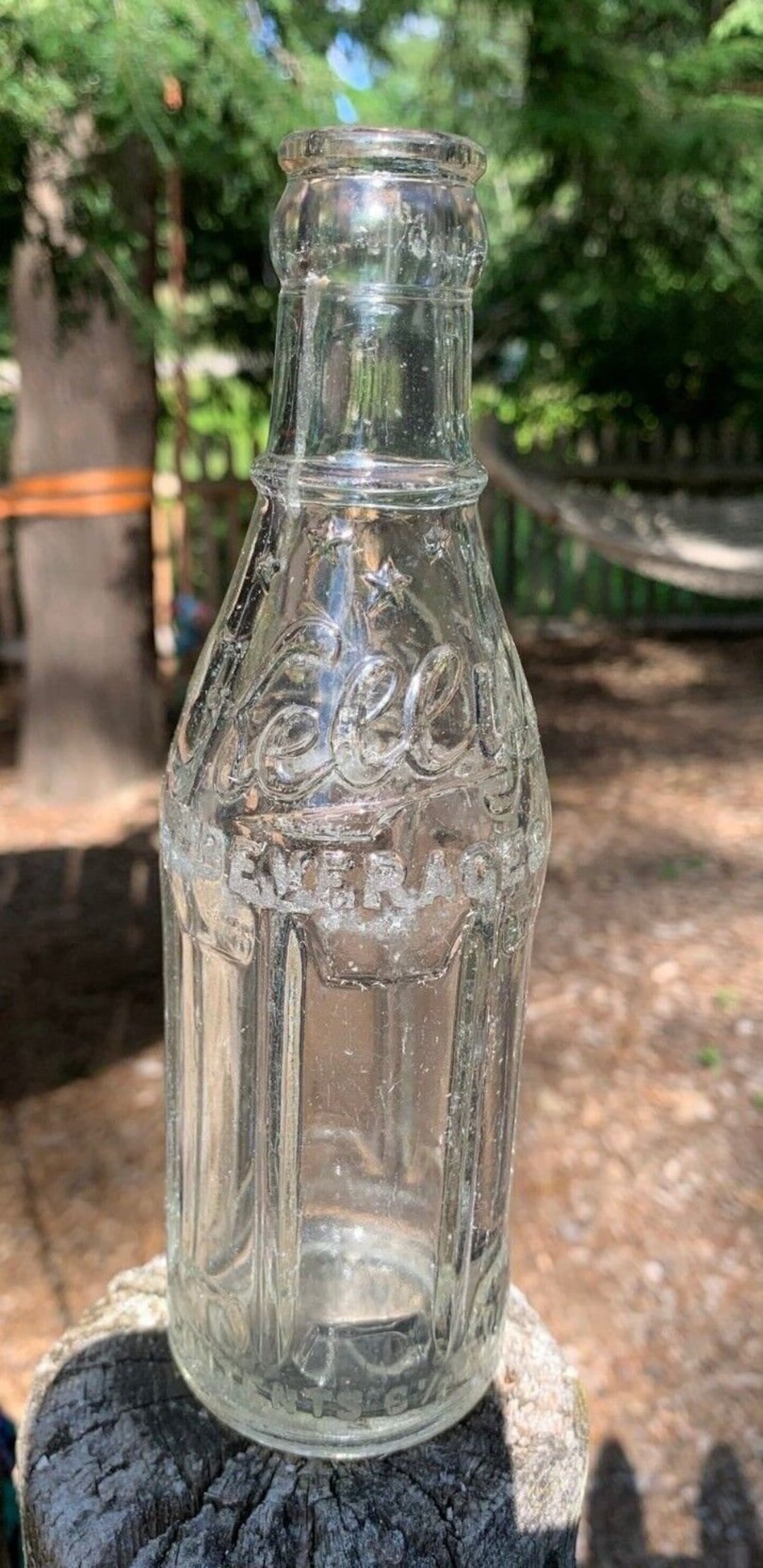 Antique Kelly Beverage Co. Clear Bottle Havre De Grace Maryland Art ...