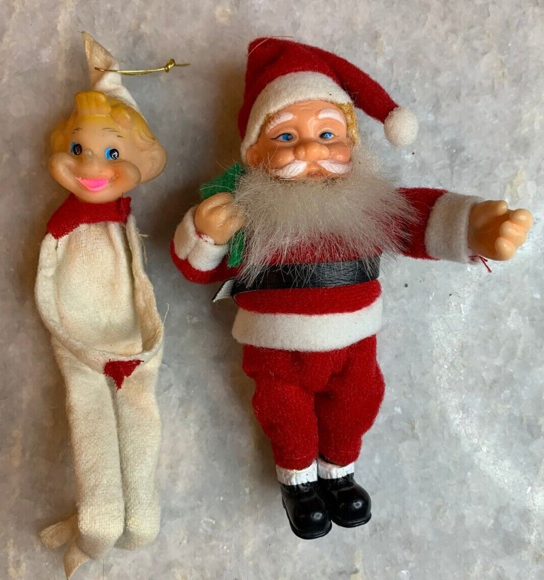 Antique-vintage 1940s-1950s Elf & Santa Japan/japanese Korea/korean ...