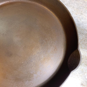 Massive Huge Extra Large Cast Iron Fry Pan Skillet #14 15.25" Wagner ...