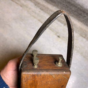 Rare Antique Oak Wood Wooden Western Electric Telephone Phone Line ...