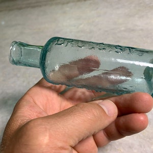 Antique Open Pontil Medicine Embossed Bottle R E Sellers Druggist ...