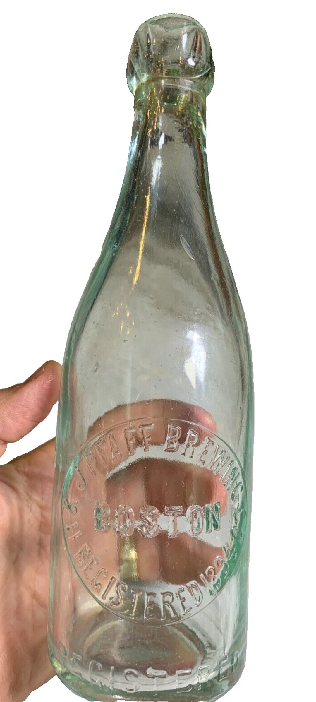 Rare Antique Blobtop Blob Bob Top Beer Bottle H & J Pfaff Brewing ...