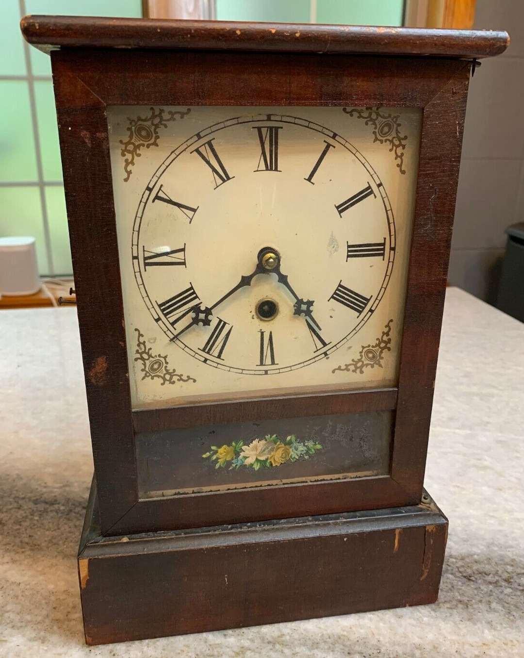 Antique Wood Wooden Mantle Clock Wm L. Gilbert Clock Co Winsted, Connecticut - Etsy UK