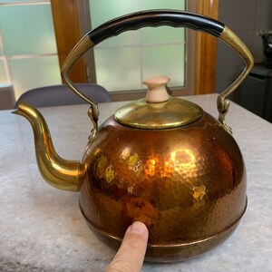 Antique-vintage West Germany Sus Hand-hammered Small Copper - Etsy