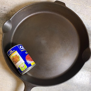 Massive Huge Extra Large Cast Iron Fry Pan Skillet #14 15.25" Wagner ...