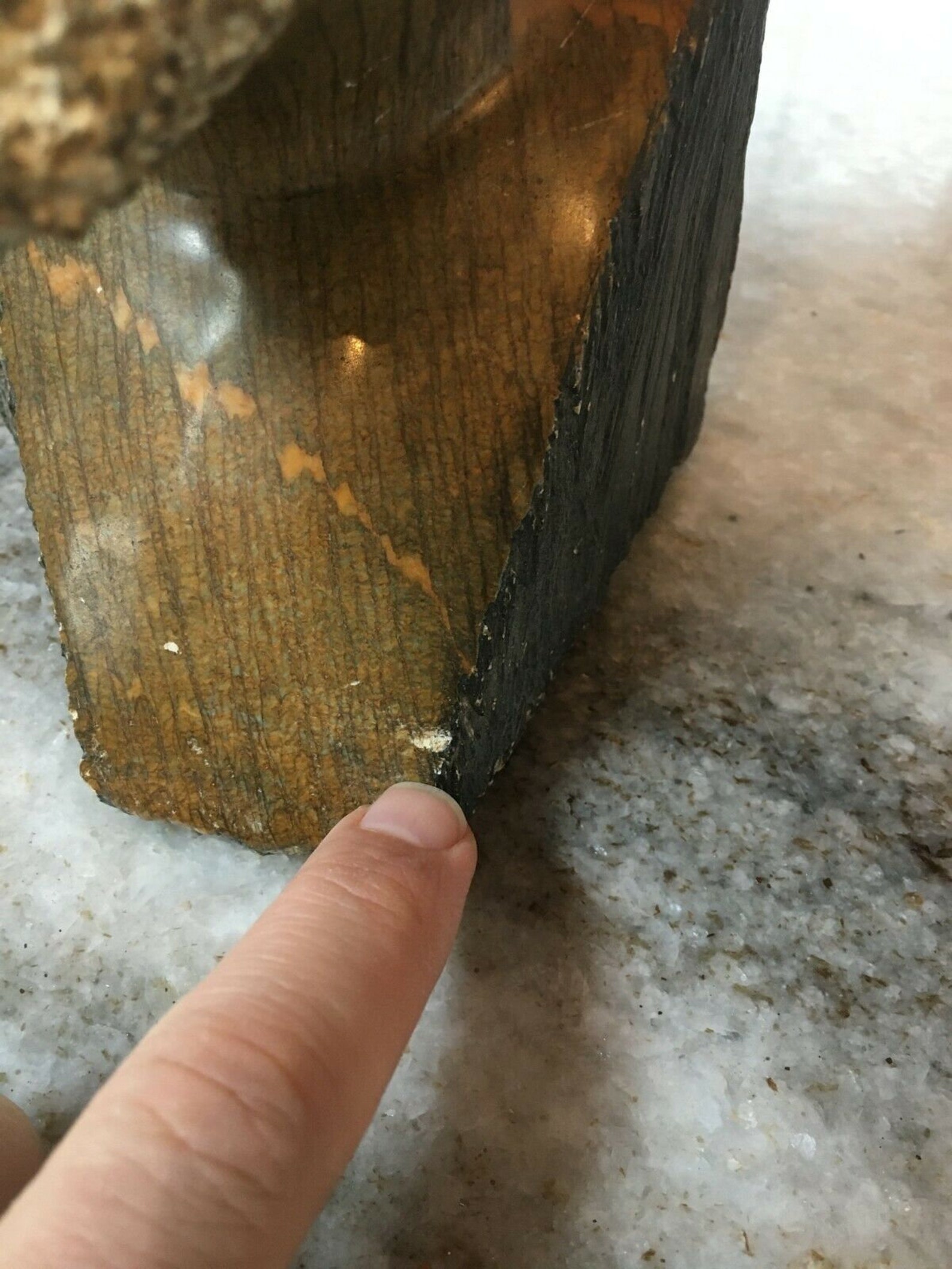 Carved Bearded Black Male Stone Bust/sculpture/figure Head (petrified ...