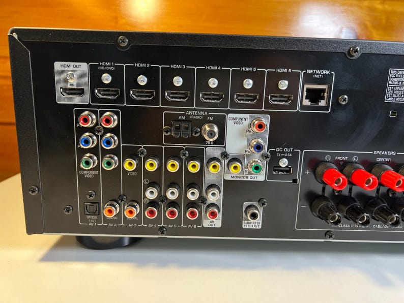 Yamaha Rx-v477 5.1 Stereo Receiver Reciever Hdmi 4k Subwoofer Pre-out ...