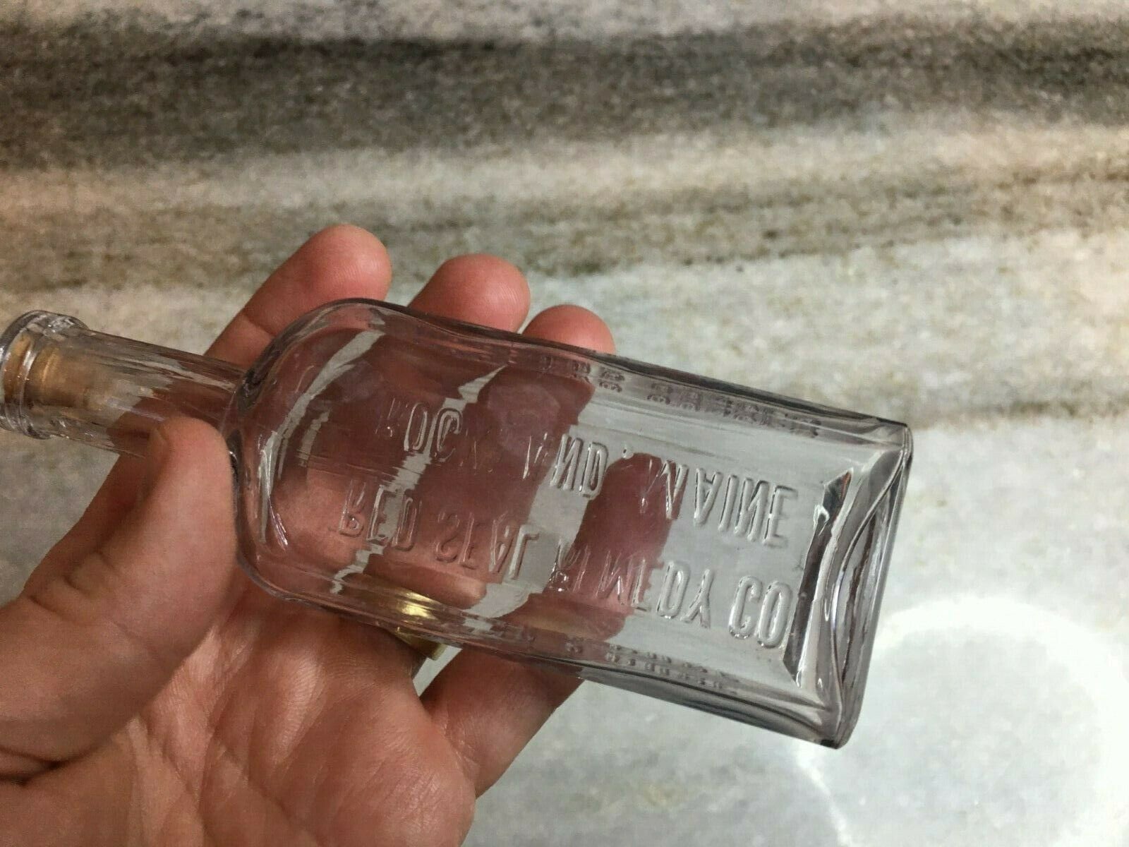 Rare: Quack Medicine Antique Bottle Red Seal Remedy Co Rockland Maine ...