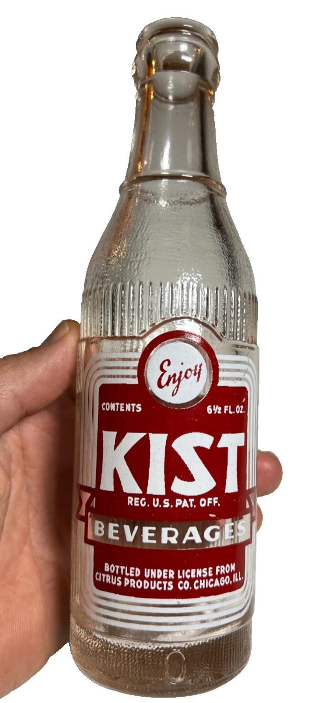Antique Kist Soda Bottle Citrus Products Company Chicago Illinois Acl ...