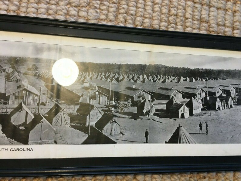 Antique yardlong Print WWI Army Camp Wadsworth Spartanburg South ...
