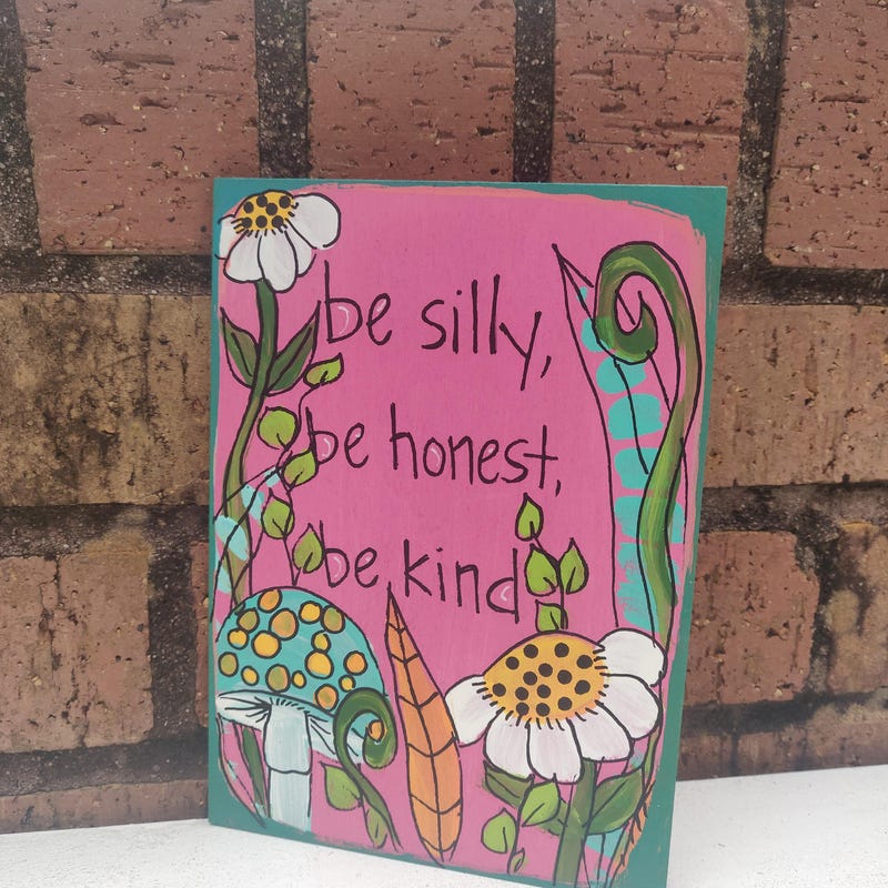 Be Silly Be Honest - Etsy