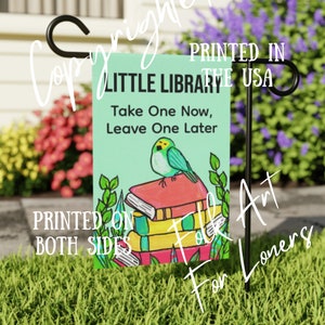 Little Library, Take One Now, Leave One Later 18 X 12 Garden & House ...
