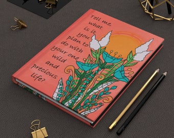 Beautiful Girl You Can Do Hard Things Matte Hardcover Journal 8 X 5.75 ...