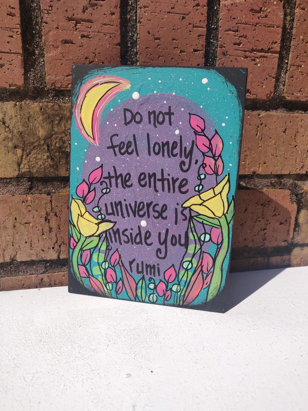 Do Not Feel Lonely, the Entire Universe is Inside You - Rumi Quote ...