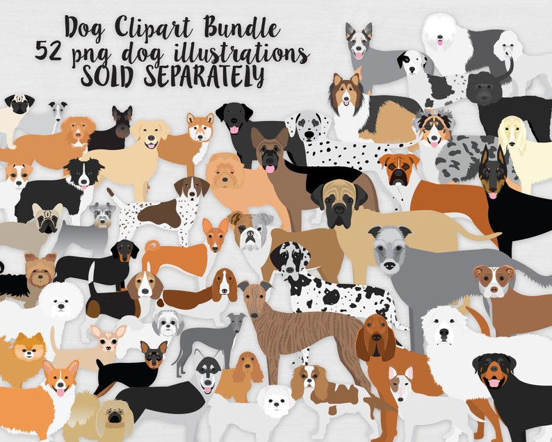Dog Butts Bundle Clipart 25 Dog Rear End Graphics Aussie, Labrador ...