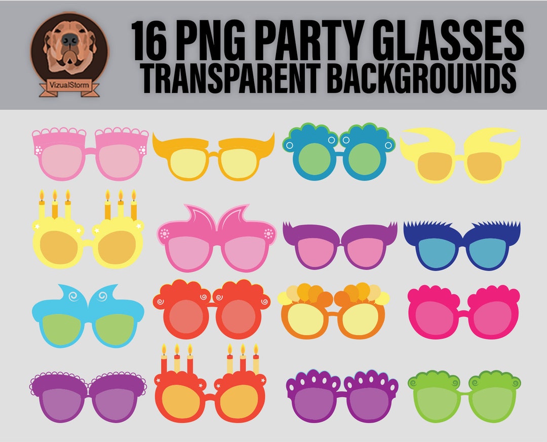 Party Glasses PNG Clipart - Birthday Photo Props, Costume Eyeware ...