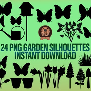 Forest Silhouettes Clipart Bundle - Png Woodland Animal Clip Art ...