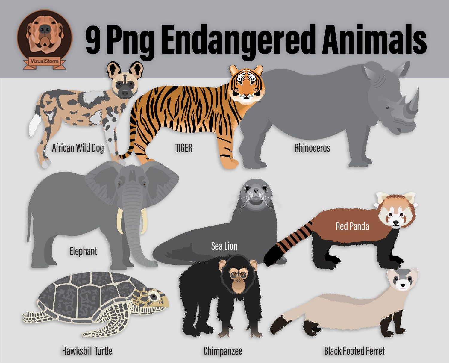 Endangered Animals Pictures With Names