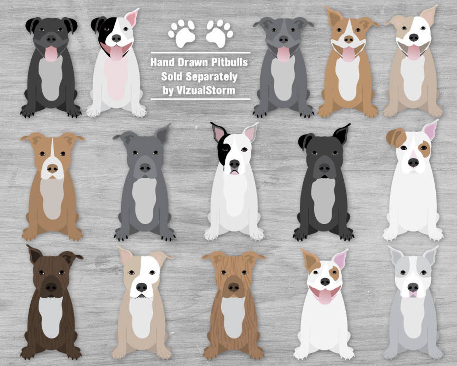 United Kingdom Dog Breeds Clipart Spaniel Collie Ridgeback | Etsy