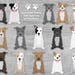 United Kingdom Dog Breeds Clipart - Spaniel, Collie, Ridgeback, Westie ...