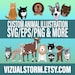 Desert Wildlife Clipart Bundle - PNG Animal Illustrations, Arid Habitat ...