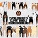 Dog Butts Bundle Clipart 25 Dog Rear End Graphics Aussie, Labrador ...
