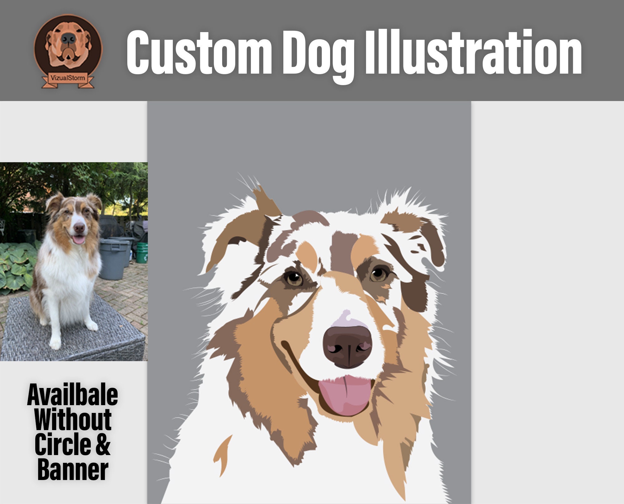 Dog Butts Png Clipart Set 2 - Digital Poses of Dogs From Behind, Cute ...