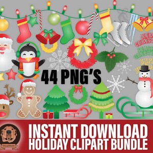 Winter Wonderland Clipart - Ice Skating, Sledding & Knitting Graphics ...