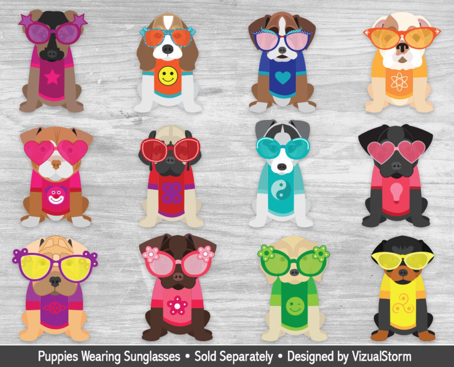 Dog Butt Clipart Cute Pet Butts Funny Clip Art Pitbull Corgi | Etsy