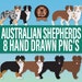 British Dog Breeds Illustration Bundle - Hand Drawn Png Canine Clipart ...