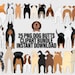 Dog Butt Clipart - Cute Png Pet Behinds, Funny Clip Art With Pit Bull ...