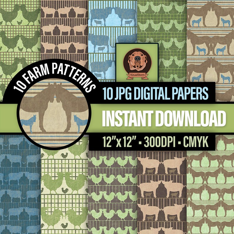 Farm Animal Gift Tags - Printable Barnyard Friends, Fun Farmyard Label ...