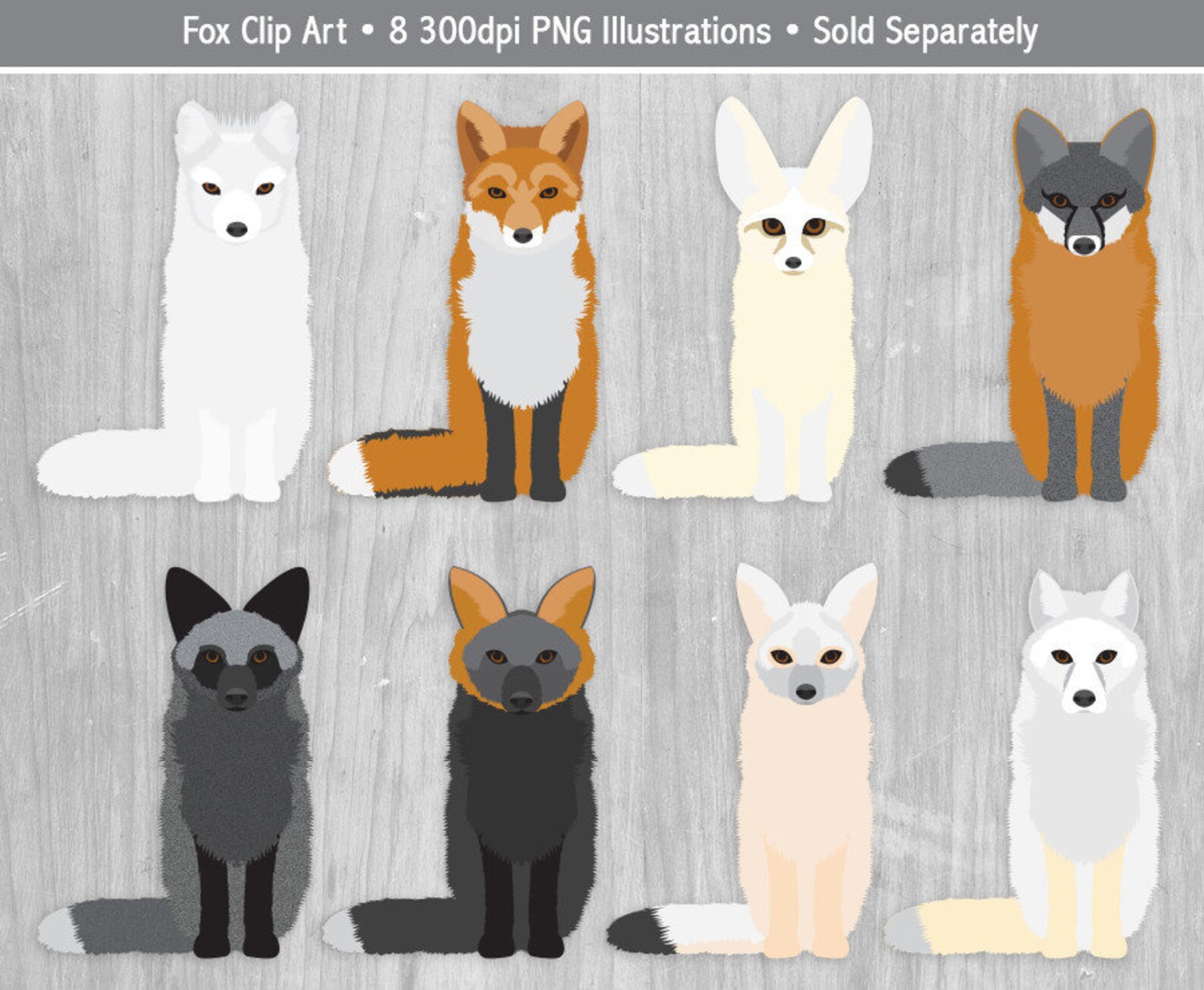 Custom Animal Clipart Pack Add-on Choose Any 10 Animal | Etsy