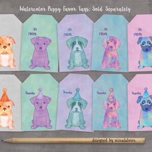 Diy Printable Christmas Puppy Gift Tags - Jpg Winter Pet Treat Hanging ...