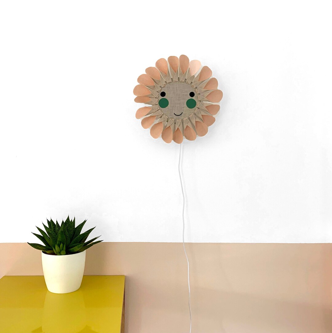 Handcrafted Flower Night Light | Whimsical Nursery Decor - Etsy