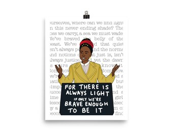 For There is Always Light Poster - Etsy