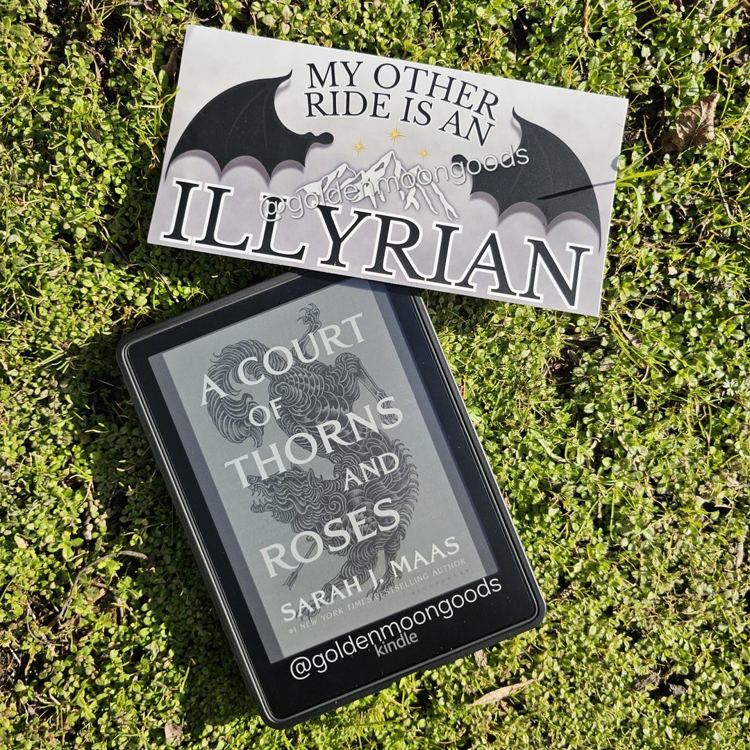 Illyrian ACOTAR Bumper Sticker, A Court of Thornes and Roses, Fae ...