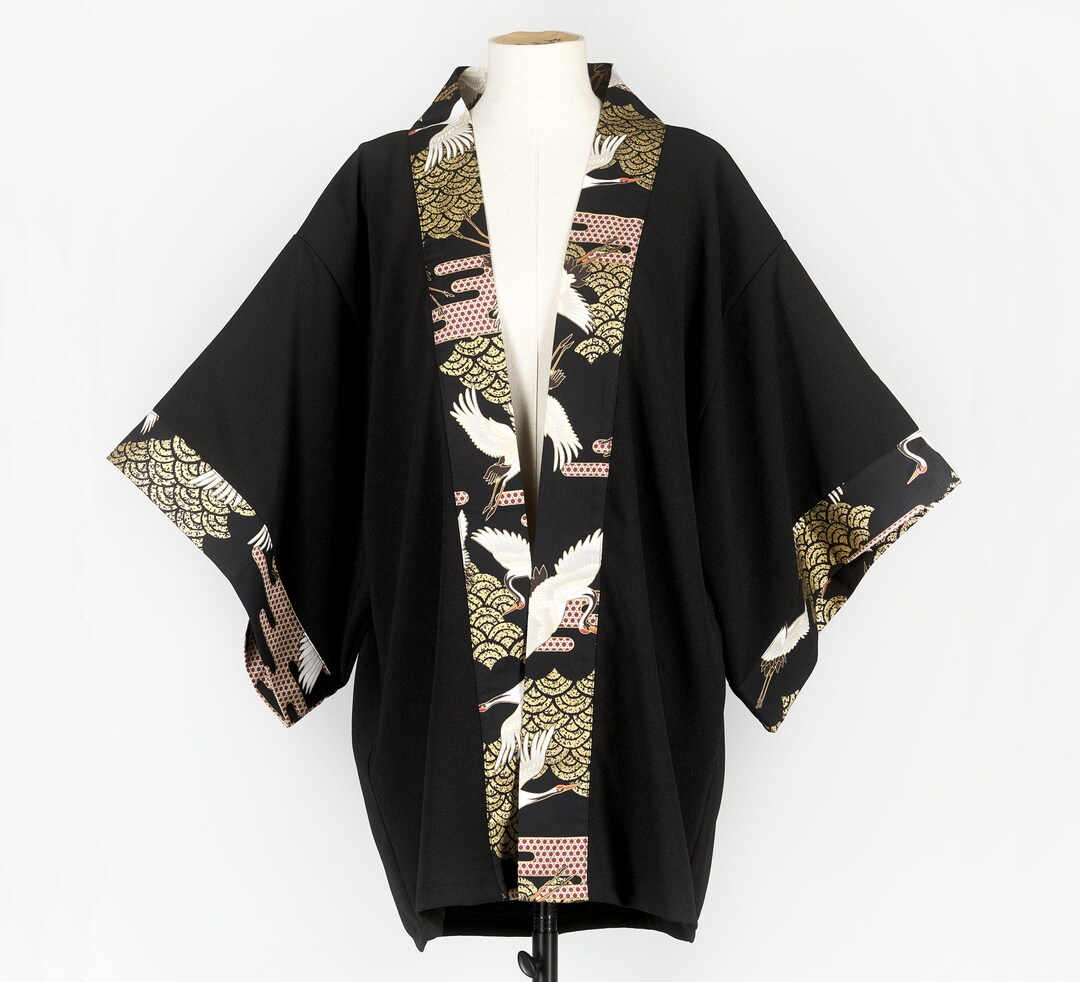 Japanese Kimono HIME Black Kanage - Etsy