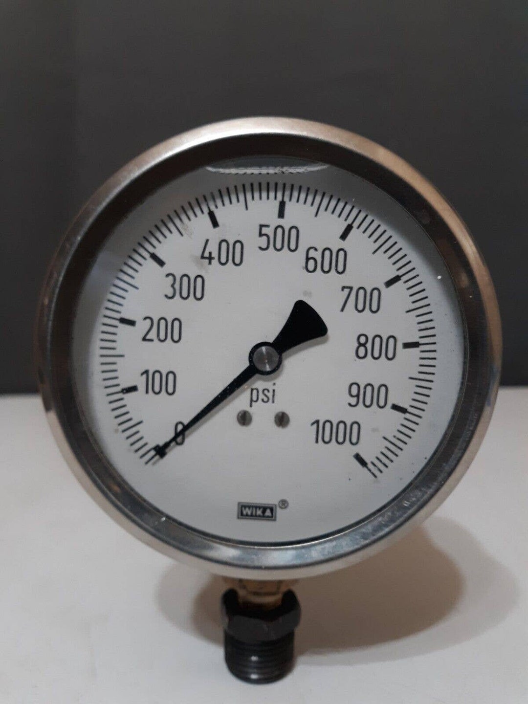 Wika Gauges 1000 10 000 Psi 3 1 / 2 Face Stainless Steel 1/4 - Etsy