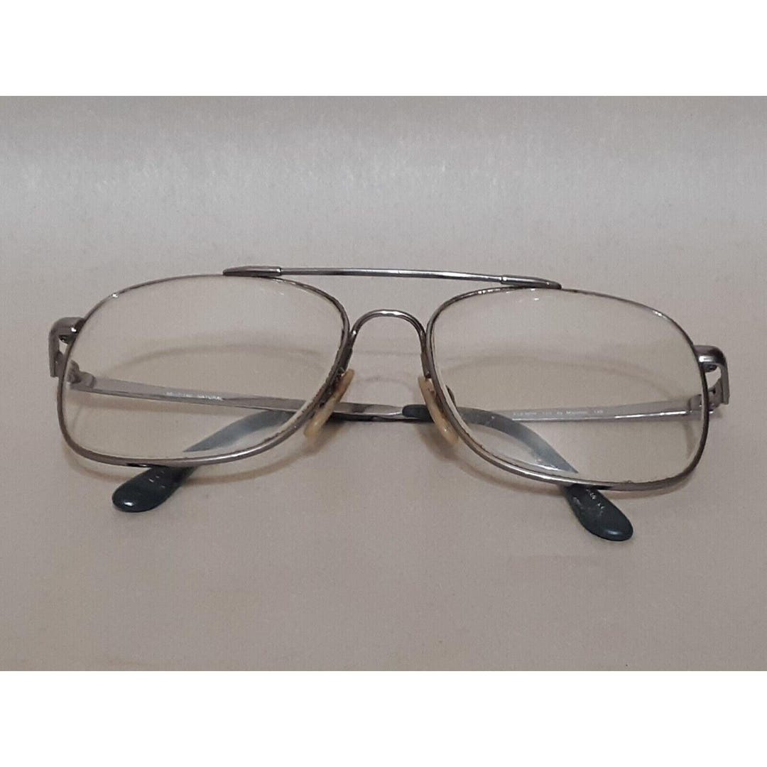 Flexon Autoflex 113 Marchon 140 Aviator Size Natural Squre Eyeglasses ...