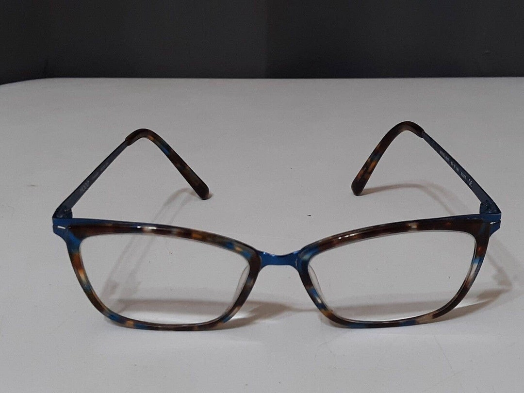 Modo 4500 Blutt Blue Tortoise Rectangular Cat Eye Reading - Etsy