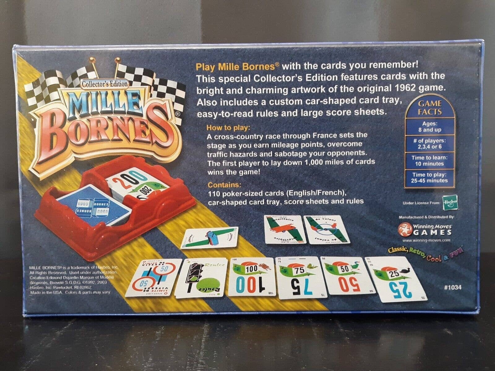 Mille Bornes Collector's Edition Classic Auto Race Card - Etsy