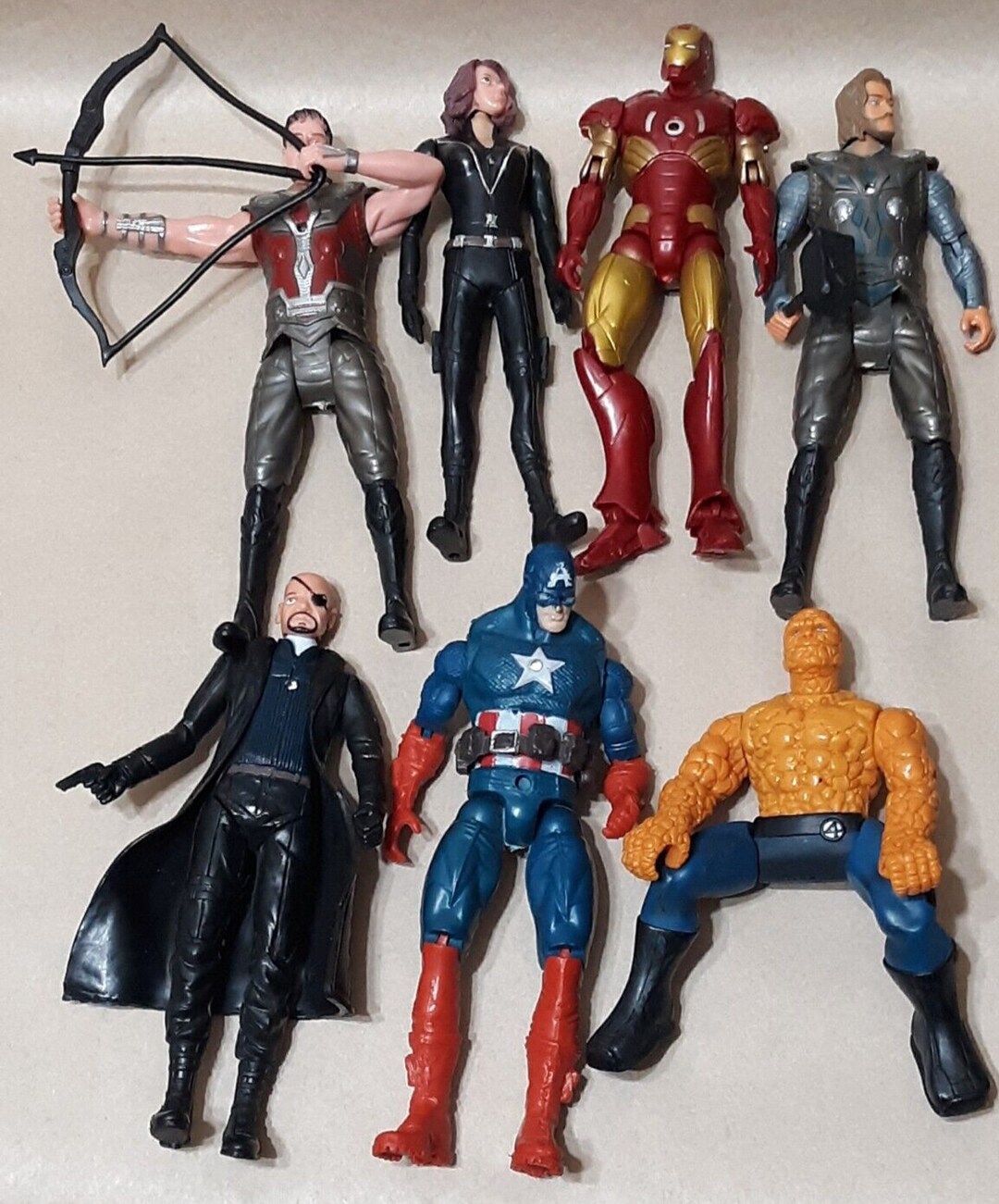 Marvel Universe Movie Comics, Snap Action 6 Legends Figures Lot by ...