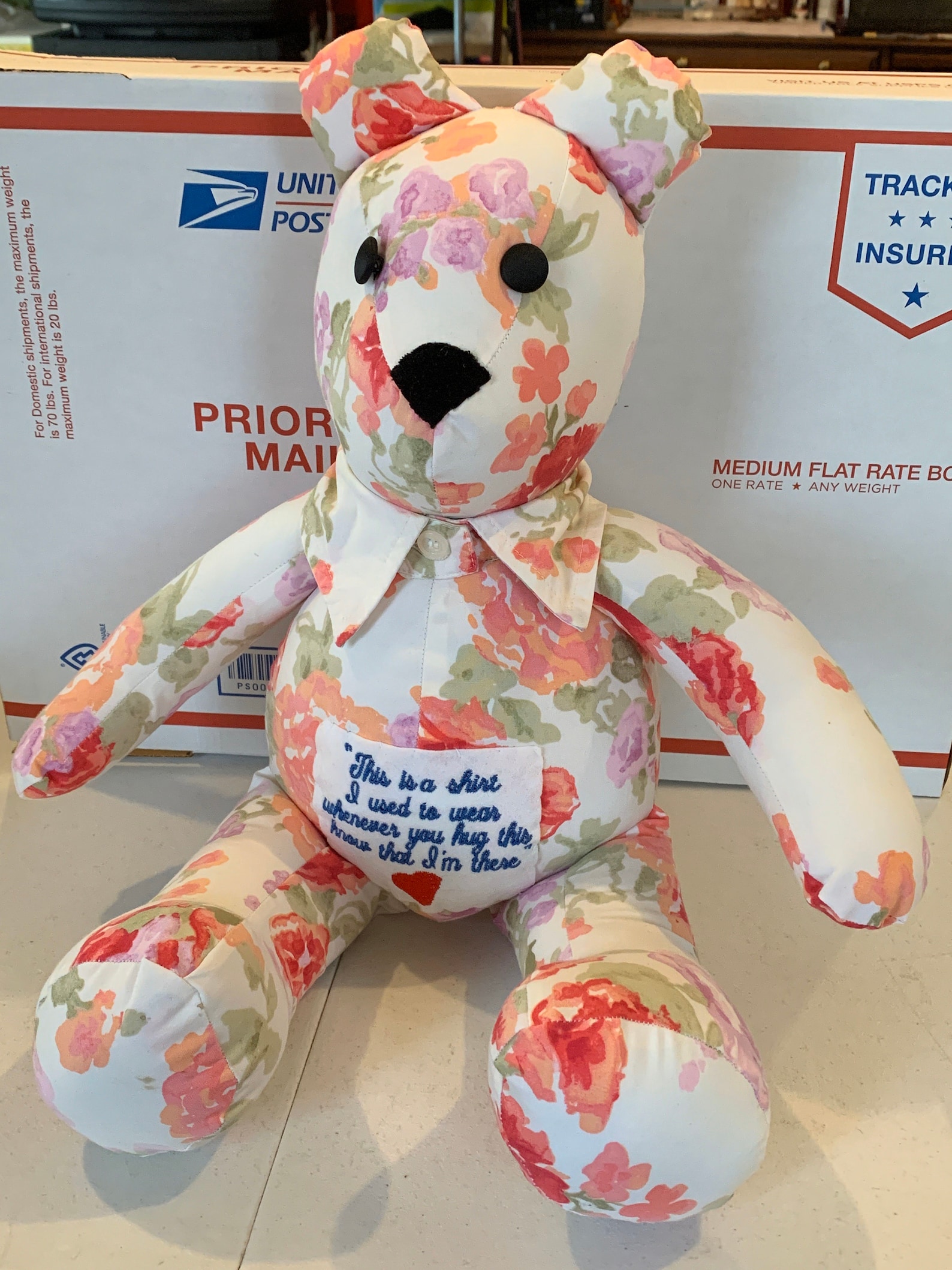 Memory Bear made from a loved ones clothing | Etsy