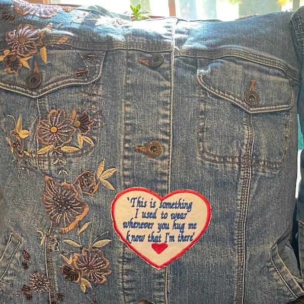 Memory Pillows Made With Loved Ones Clothing - Etsy