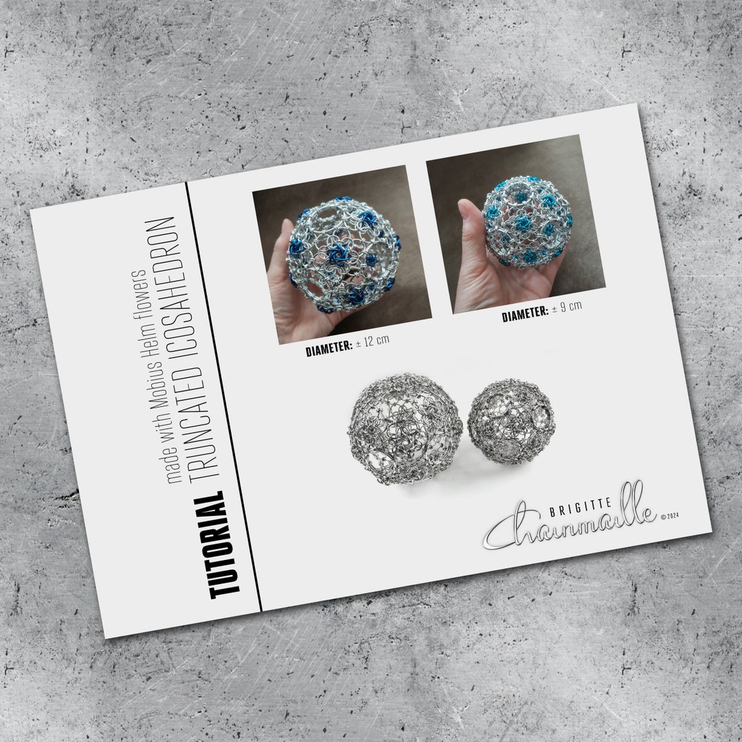 Tutorial Sphere: Mobius Helm Truncated Icosahedron - Etsy